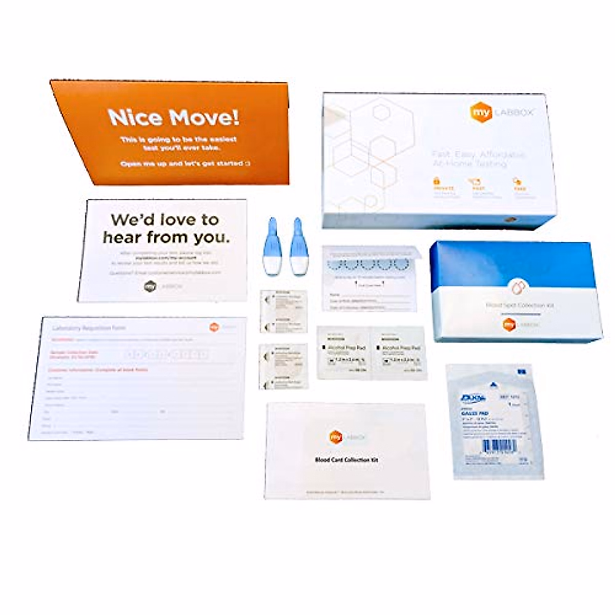 myLAB Box at Home Heart Health Test Cholesterol Level Test CLIA Lab Certified