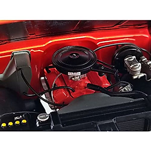 1972 Chevy K5 Blazer Red with White Top Highlander Edition Limited Edition to 690 Pieces Worldwide 1/18 Diecast Model Car by Acme A1807711