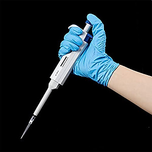 96pcs 200uL Filtering Pipette Tips - Four E's Scientific Universal Filter Pipettor Tips 200ul Racked Non-pyrogenic DNAse/RNAse Free Autoclavable 1 Rack 96 Tips