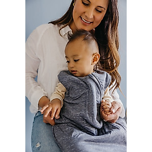 Copper Pearl Sleep Sack: Warm and Cozy Baby Bag in a Variety of Trendy Designs, Safe Alternative to Blankets, Sleeveless Baby Sleep Sack Swaddle Sizes Newborn to 24 Months - Denim