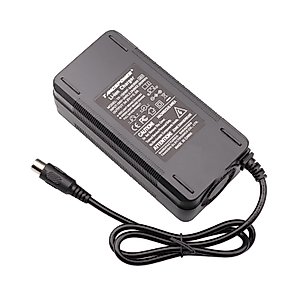 54.6V Adapter Charger 13S 48V DC/XLR/RCA Connector Jack for 48V 10Ah 12Ah 15Ah 20Ah Battery Pack Charger (54.6V 3A RCA100 Plug)