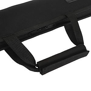 Tosnail 5 Slots Chef Knife Case Roll Bag with Easy Carry Handle - Yellow Line