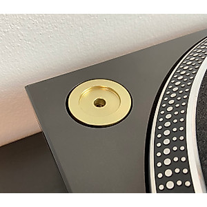 Beat Breakerz 45 RPM Adapter CNC Aluminum 7 inch Vinyl Record (Gold)