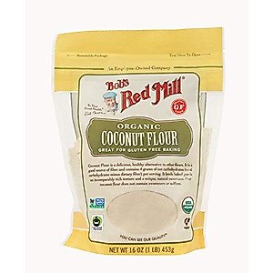 Bob's Red Mill Organic Coconut Flour, 16-ounce (Pack of 4)
