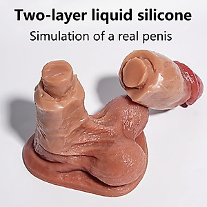 Huge Silicone Dildo with Hyper-Realistic Veins, 11-Inch Giant Size, 8.7 Inches Can Be Inserted and Strong Big Suction Cup Base - Perfect for Those Who Love XXL and Long Dildos Women and Couples