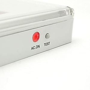 eTopLighting LED Exit Sign Emergency Light, Wall or Ceiling Mount LED Exit Lighting, Battery Backup, Red Lettering, AGG745