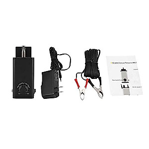 Barbecue Motor, DC 3-12V Output Adjustable BBQ Roast Rotisserie Grill Motor Rotator Barbecue Tool BBQ Rotisserie Motor Kit(US Plug)