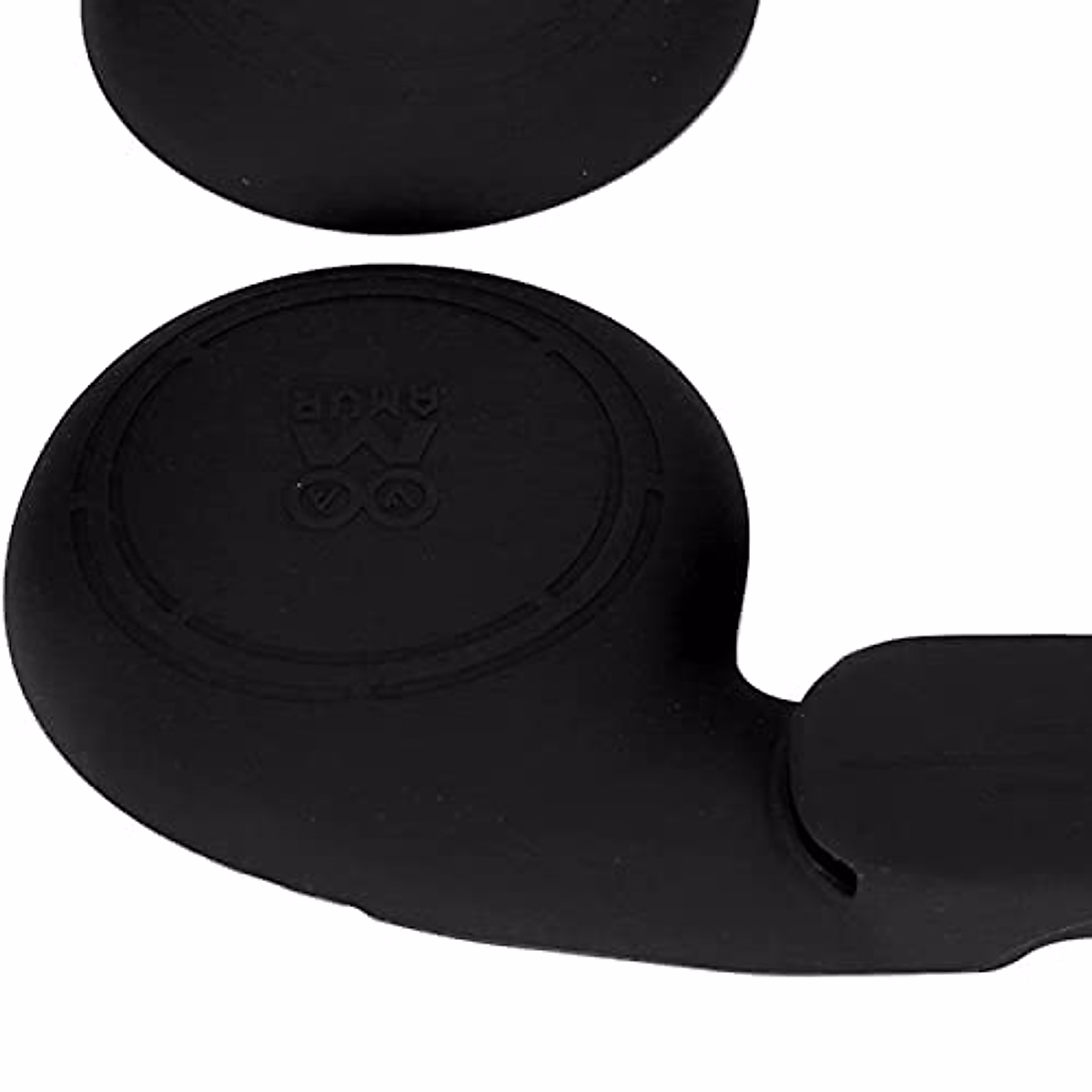 Replacement VR Silicone Earmuffs, Durable Silicone Earmuffs for Quest 2(Black)