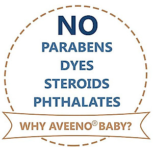 Aveeno Baby Daily Moisture Lotion for Delicate Skin with Natural Colloidal Oatmeal & Dimethicone, Hypoallergenic, Fragrance-, Phthalate- & Paraben-Free, 3 x 18 fl. oz