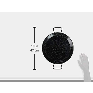 Garcima 13-Inch Enameled Steel Paella Pan, 32cm