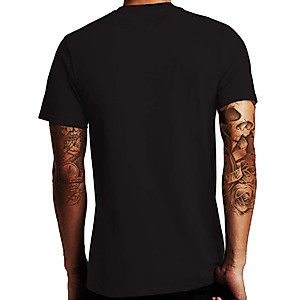 Swag Point Men’s Graphic T Shirts – 100% Cotton Casual Streetwear Hipster Hip Hop Tshirts Short Sleeve Print Tops ONLY GOD CAN XL