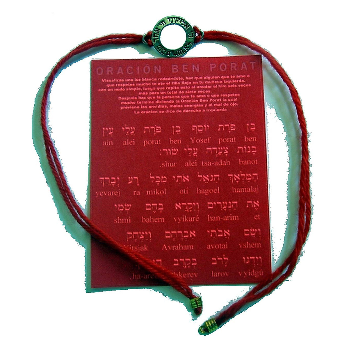 Kabbalah Red String Pulsera Autentico Hilo Rojo Cabala by Israel
