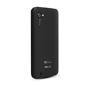 BLU Quattro 4.5 D440 Unlocked GSM Phone with Android 4.0 OS, Quad-Core Processor, 4.5" IPS LCD Touchscreen, 5MP Camera + Secondary VGA Camera, Video, GPS, Wi-Fi, Bluetooth, FM Radio, MP3/MP4 Player, Google Apps and microSD Slot - Black