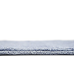 Unique Loom Del Mar Collection Area Rug-Transitional Inspired with Modern Contemporary Design, Rectangular 4' 0" x 6' 0", Blue/Navy Blue