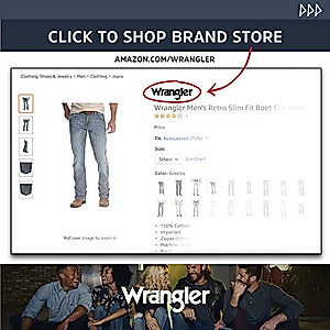 Wrangler Men's Cowboy Cut Slim Fit Jean, Gold Buckle Bleach, 32W x 34L
