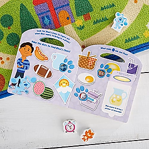 Melissa & Doug Blue's Clues & You! Children's Book - Poke-A-Dot: Shapes with Blue - FSC Certified