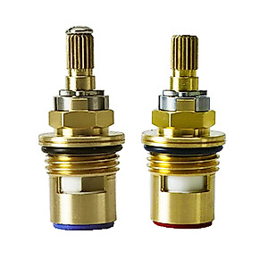 Kohler K-GP77005-RP Ceramic Valve, One Size, Rough Plate with Kohler K-GP77006-RP GP77006-rp Valve, One Size, Rough Plate