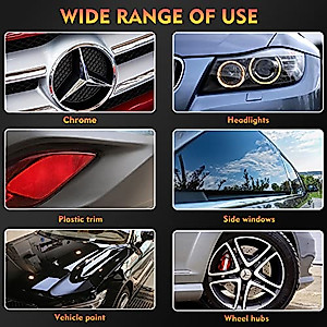 Advanced 10H Ceramic Coating for Cars, High Gloss Ceramic Coating with Applicator, Easy-to-Use Scratch Resistant Nano Graphene Ceramic Coating Kit, 3 Years Hydrophobic Paint Protection (30ml)