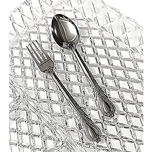 Forks and Spoons 12 Pieces Stainless Steel Cutlery Silverware Flatware Tableware Set Dishwasher Safe Rust and Heat Resistant