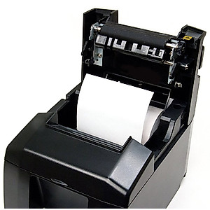 Star Micronics TSP654IIBi Bluetooth Thermal Receipt Printer for iOS, Android, and Windows with Cutter and External Power Supply - Putty