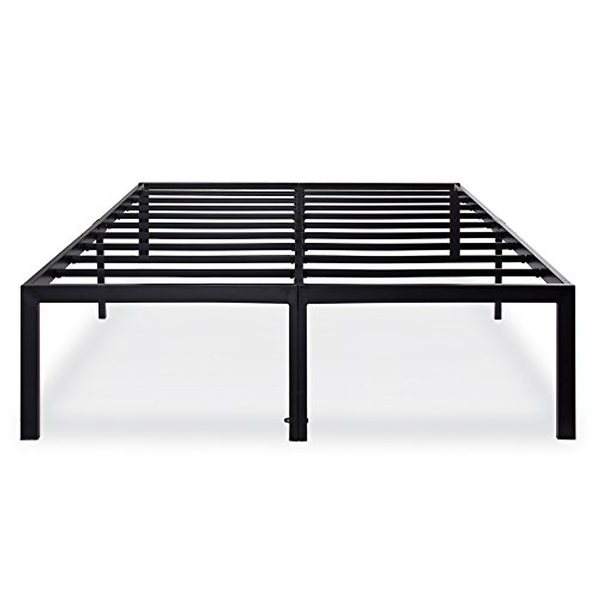 SLEEPLACE 18 Inch High Profile Heavy Duty Steel Slat / Mattress Foundation / Bed Frame, California King