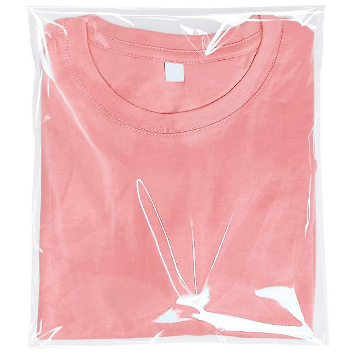 Muyindo 100 Pieces (9x12 Inch) Clear Plastic Bags for Packaging, Clothing & T-Shirts Strong Packing Self Adhesive Cellophane Bag