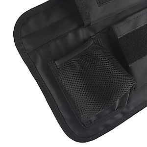 OXLLONE Motorcycle Nylon Electric Scooter bag Glove Saddle Luggage Bags Storage Tool Bag Decorate Case Box Compatible with VESPA GTS GTV LX LXV Scarabeo Sprint 150