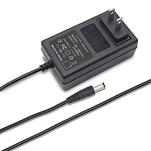 15V 3A Power Supply Adapter Charger Switching Converter Adapter, Input AC 100V-240V, Output DC 15 Volt 3 Amp 45 Watt, Round Barrel Plug 5.5mm x 2.1mm & 2.5mm Tip Center Positive, 6ft Long Cord