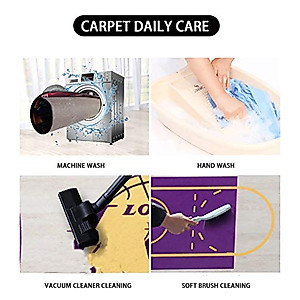 Basketball Team Star Personality 3D Image Area Rugs, Super Hero Pattern Carpet Home Living Room Balcony Study Non-Slip Mat,Fan Figures Mat for Living Room Bedroom Play Area Rugs…