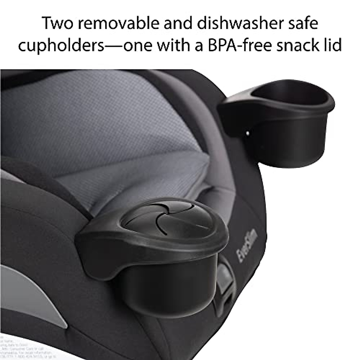 Safety 1st Everslim DLX All-in-One Convertible Car Seat, 4 Modes of use: Rear-Facing, Forward-Facing (22–65 lbs), Belt-Positioning Booster (40–100 lbs), Backless Booster (40–100 lbs), Dunes Edge