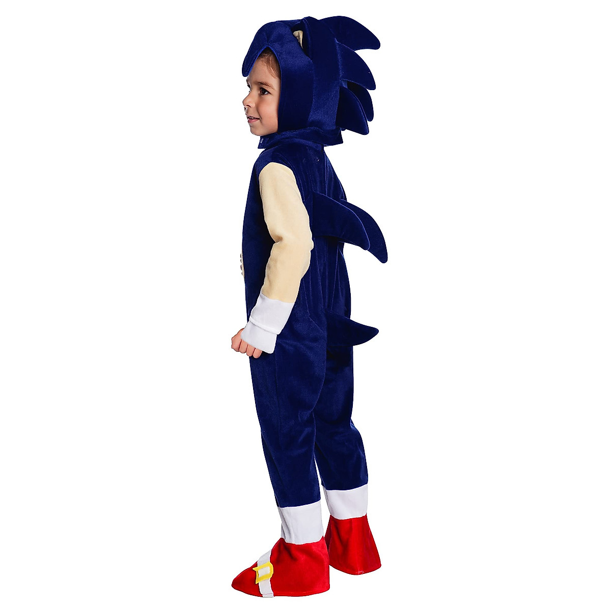 Rubies Baby Boys Sonic Romper Infant and Toddler Costumes for Themed Parties and Halloween, Cream, Royal Blue, Toddler US