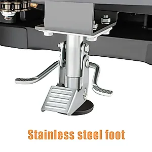 APOLLOLIFT Semi-Electric Pallet Stacker with 3300Lbs Cap 118" Lifting Height Fixed Legs for Open Bottom Pallet