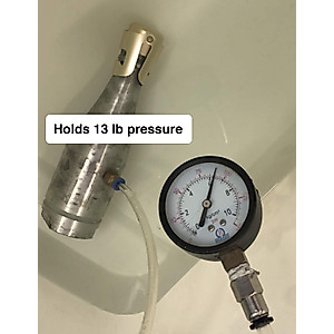 Gold Champagne Stopper, Designed in France, Bottle Sealer for Cava, Prosecco, Sparkling Wine, Fizz Saver, Passed 13 lbs Pressure Test (3, Gold)