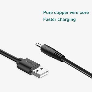 Replacement USB Charger Cable for Fairywill/Sboly/Dnsly/SEAGO/Vekkia/Gloridea Sonic Electric Toothbrush DC Charging Power Cord