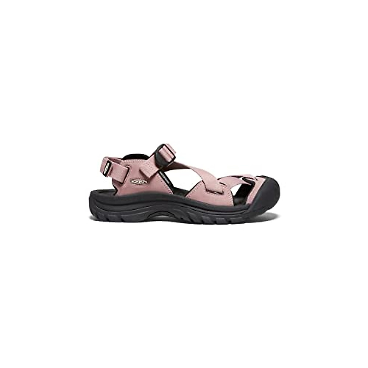 KEEN Women's Zerraport 2 Closed Toe Lightweight Sport Fashion Sandal, Fawn/Black, 9.5