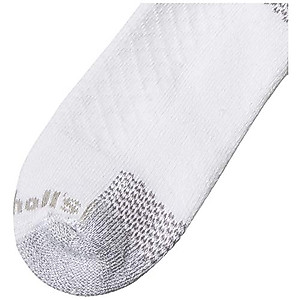 Dr. Scholl's womens Advanced Relief (2pk) Casual Sock, White, One Size US