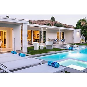 Ledge Lounger Affinity Side Table - in Pool Side Table for Pool Ledges up to 16” inches deep - Indoor - Outdoor All Weather Side Table for Porch, Patio, Garden, Backyard, Pool and Beach (Cloud)