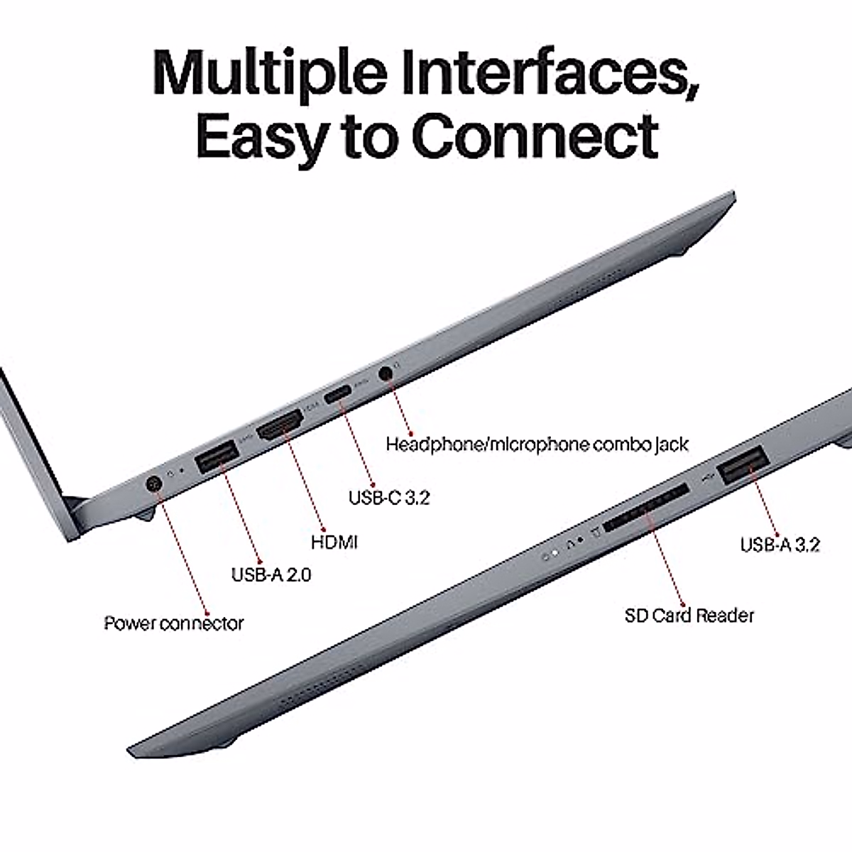 Lenovo IdeaPad 1 Laptop, 15.6" HD Screen, AMD Athlon Silver 7120U Processor, 4GB RAM, 256GB Storage(128GB SSD+128GB MSD), AMD Radeon Graphics, Wi-Fi, Bluetooth, Windows 11 Home in S Mode