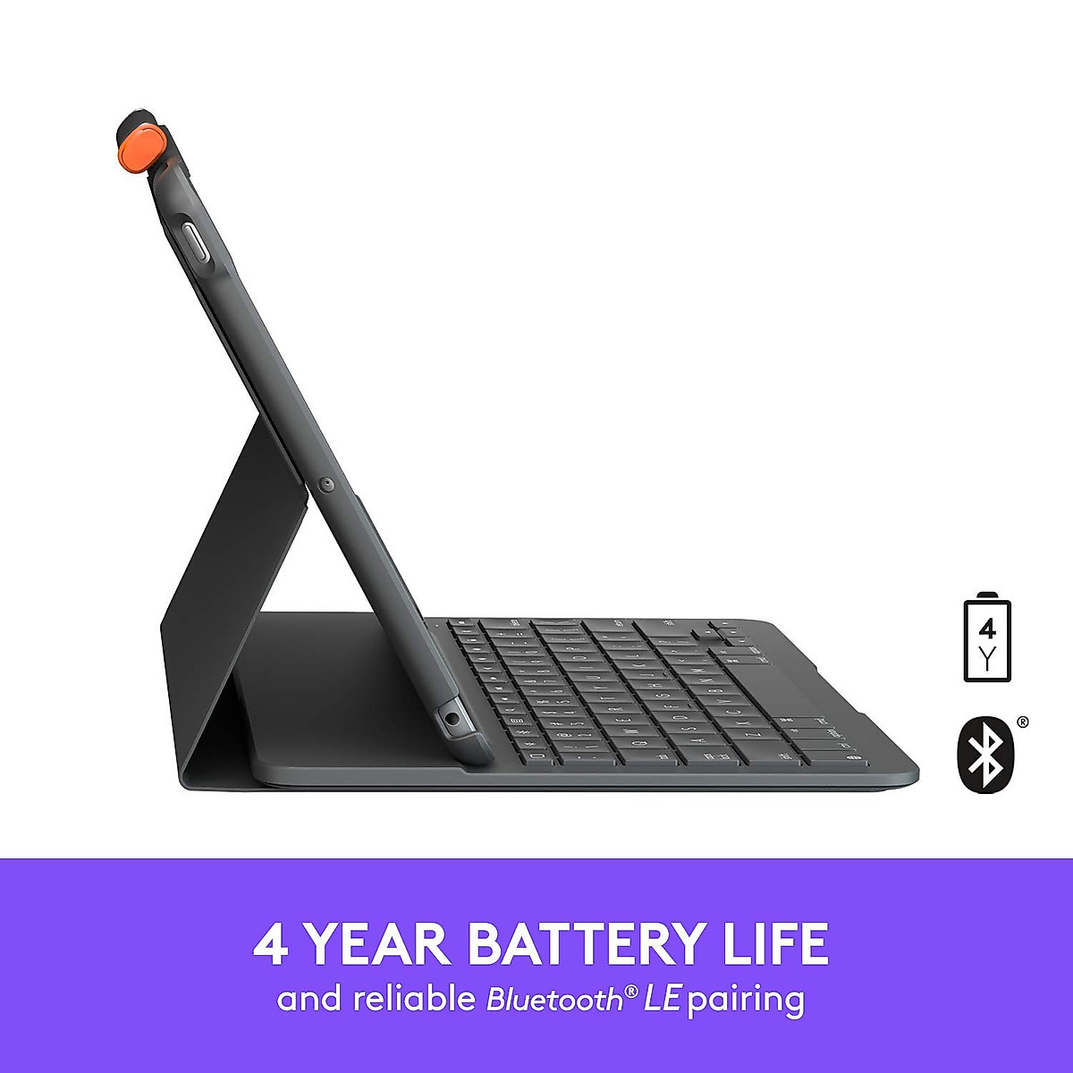 Logitech iPad Air (3rd generation) Keyboard Case | Slim Folio with integrated wireless keyboard (Graphite)