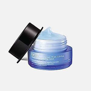 belif Aqua Bomb Sleeping Mask - Korean Jelly Night Cream, Skin Barrier Repair Overnight Moisturizer, Lightweight, Hydrating & Plumping, Napiers Herbal Formula, 1.6 fl oz