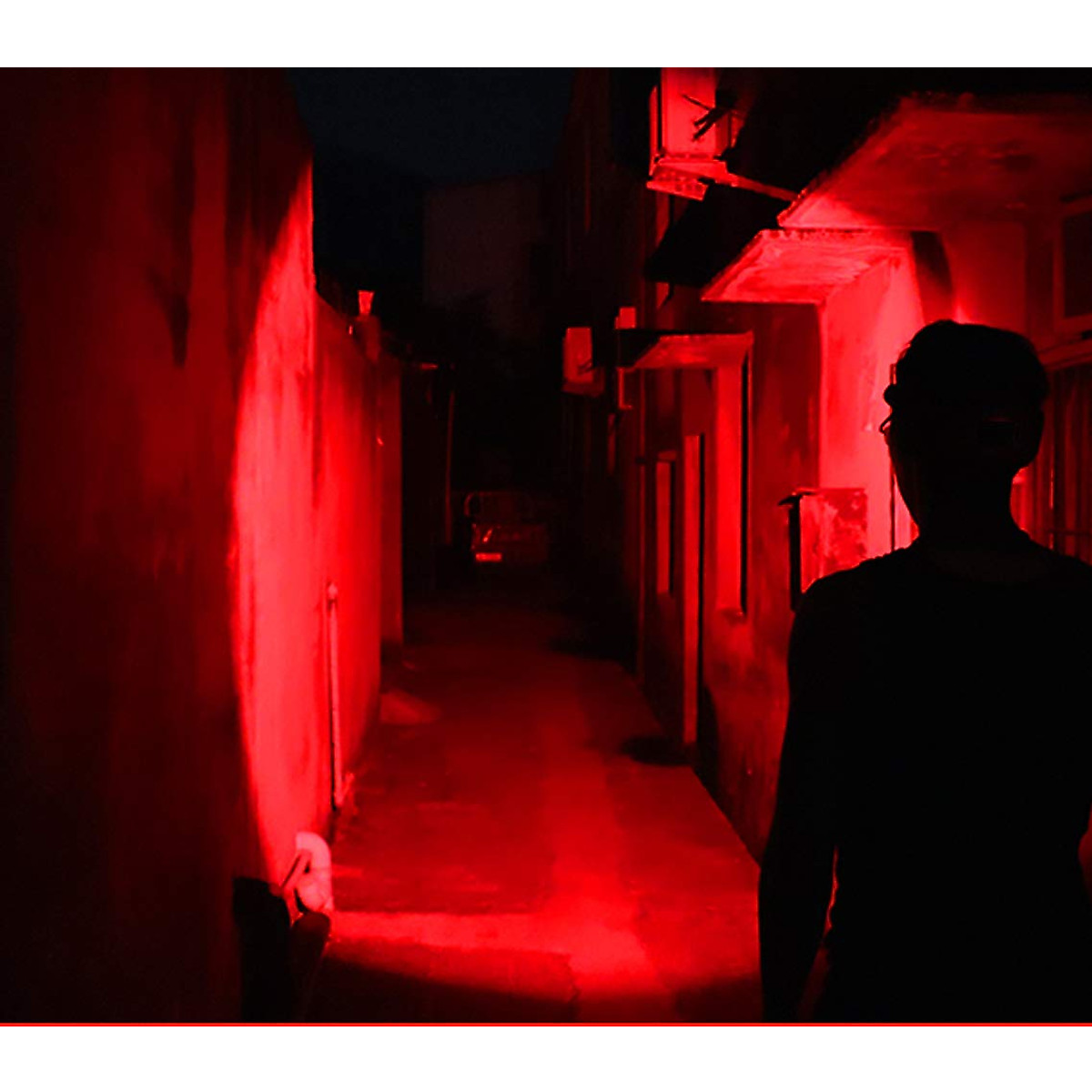 RaySoar 4 Pack Red Light Flashlight, 3 Modes Red LDE Flashlight Red Flashlight for Astronomy, Night Observation and Outdoor Activities