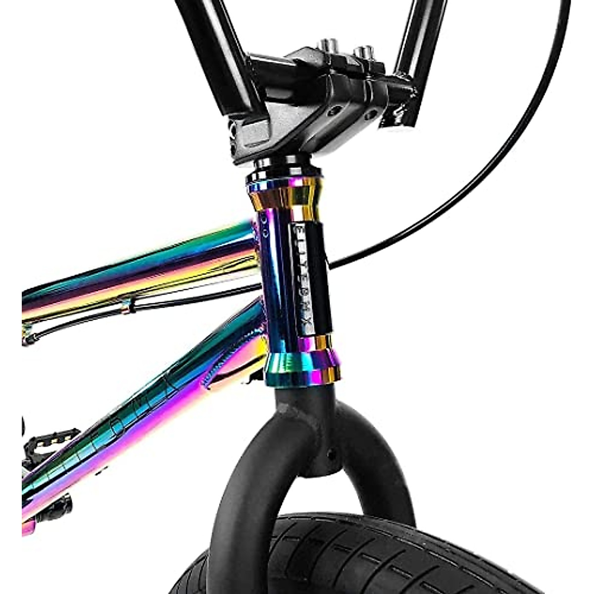 Elite BMX Bicycle 18", 20" & 26" Model Freestyle Bike - 3 Piece Crank (Oil Slick, 20")