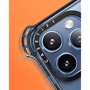 CASETiFY Bounce Case for iPhone 15 Pro Max [6X Military Grade Drop Tested / 21.3ft Drop Protection/Compatible with Magsafe] - Black Kingsnake - Triple Black