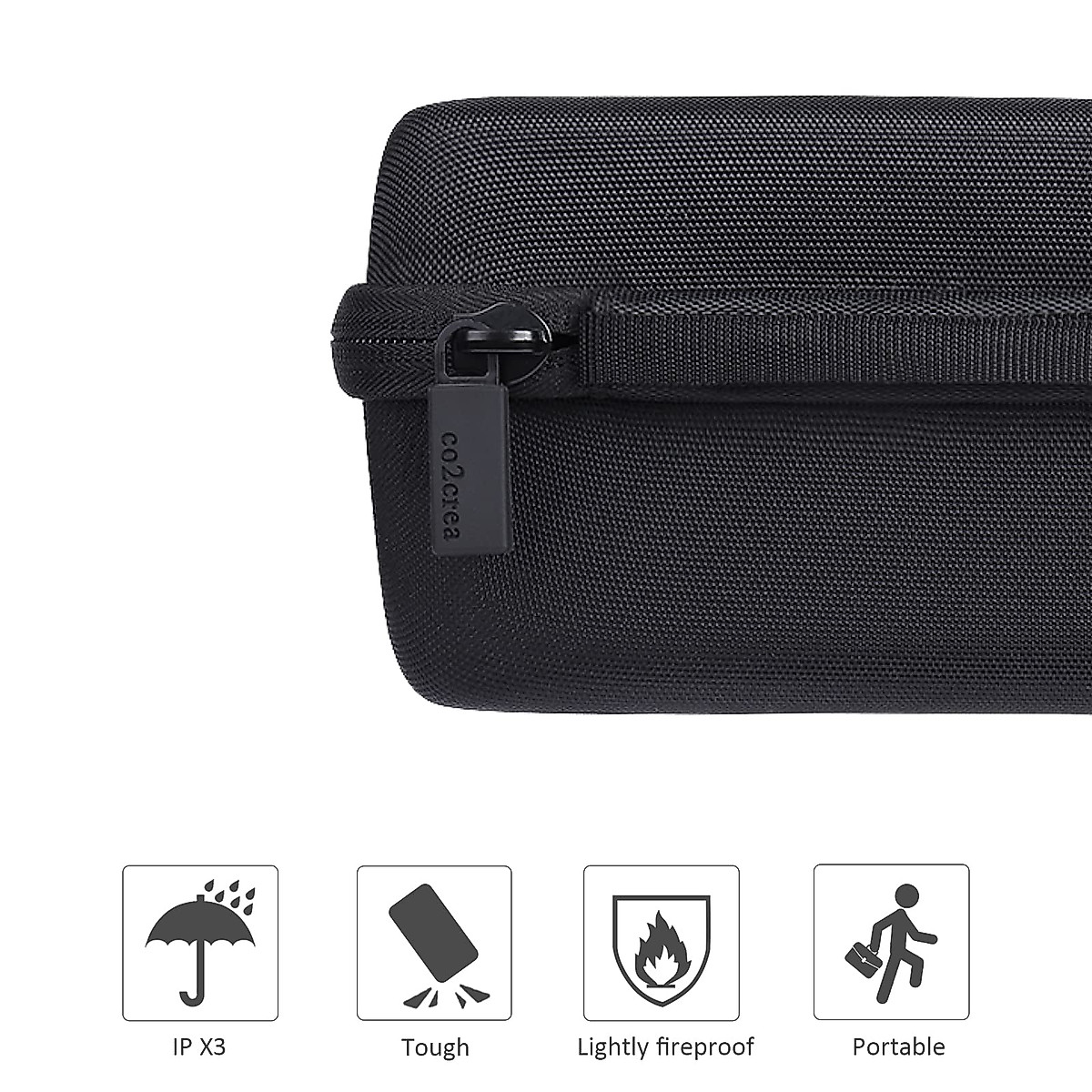 co2CREA Hard Travel Case Replacement for Xvive U4 U4R Wireless in-Ear Monitoring System IEM System Transmitter Beltpack Receiver