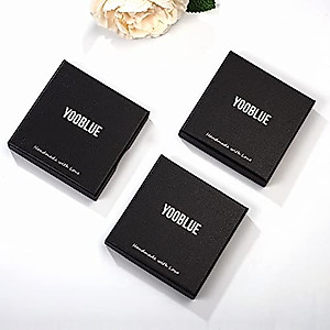 Yooblue Cross Necklace for Men, Mens Necklace Silver Layered Rope Chain Cross Pendant Simple Necklace Jewelry Dainty Cross Chain Necklace for Men Women 18 20 Inch Mens Gifts Chains for Men