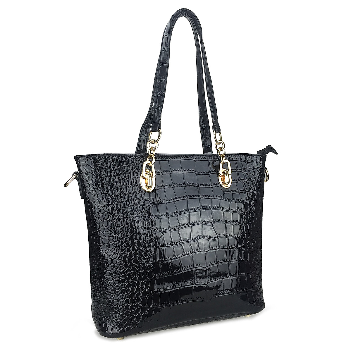 HOXIS Pack of 7 Bags Women Multi-purpose Classic Design Purse Leatherette Shoulder Handbag(Leopard Print)