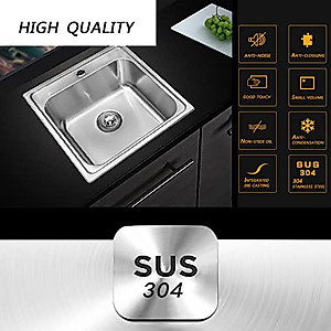 Wells Stainless Steel Single Bowl Topmount Kitchen Sink 1515-6