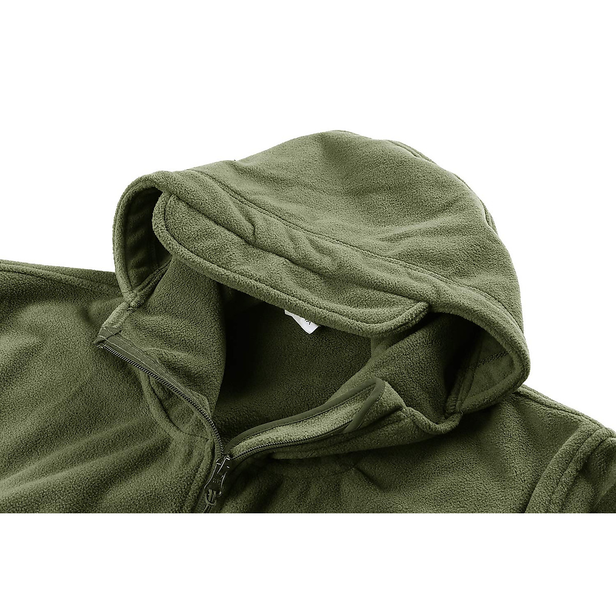 CRYSULLY Men Spring Long Sleeve Hunting Military Trekking Hiking Jackets Outwear Adventure Coat Army Green