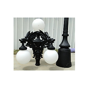 The Kings Bay Gargoyle Giant Pole Light with Five Shades Commercial or Home Garden Street