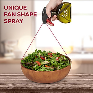 Evo Oil Sprayer Glass, Non-Aerosol for Olive, Cooking Oils, and Vinegars, Green, 6-Ounce Capacity